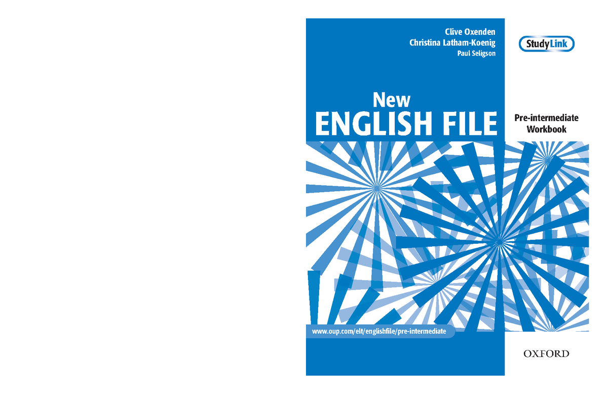 New English File: Pre-Intermediate Workbook (W.B.) Study Guide - Studocu