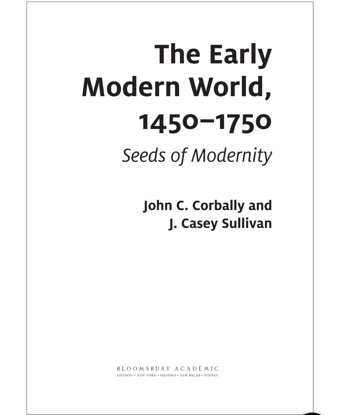 Week 1 Reading - The Early Modern World: Seeds of Modernity - Studocu