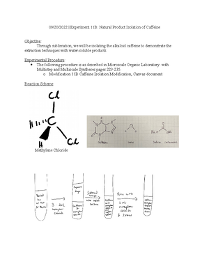 Lab report TLC - Module 4 Experiment: Thin Layer Chromatography ...
