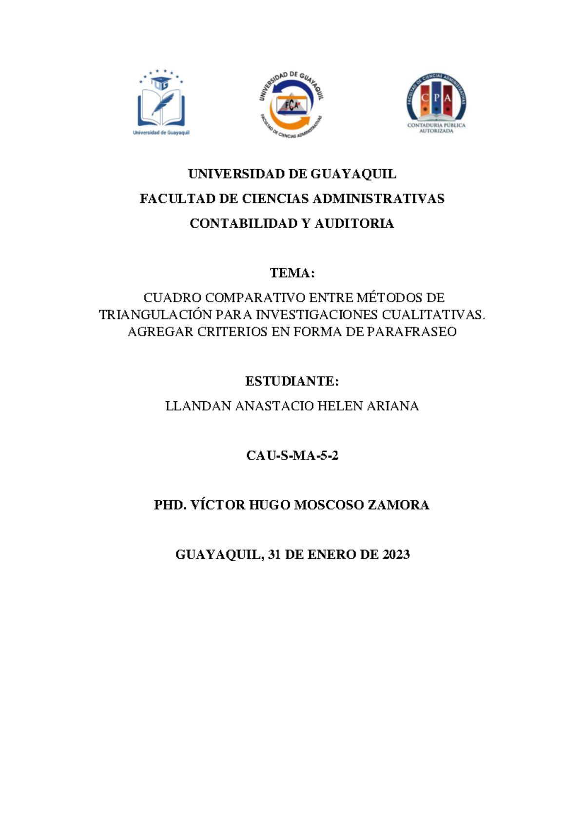 Helen Llandan Valoración del aprendizaje S10 - UNIVERSIDAD DE GUAYAQUIL ...