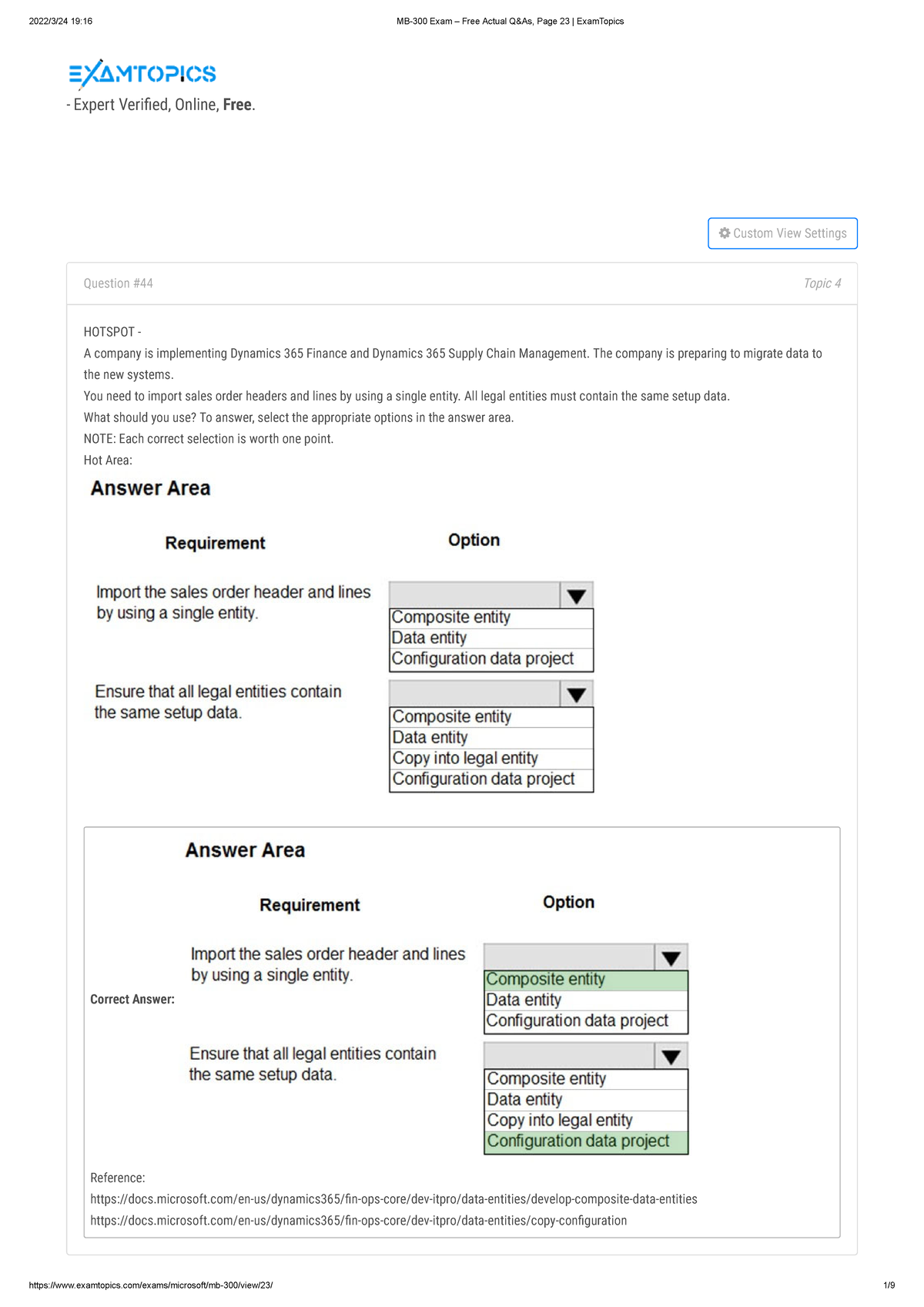 23Database Systems - Expert Veri ed, Online, Free. Custom View Settings ...