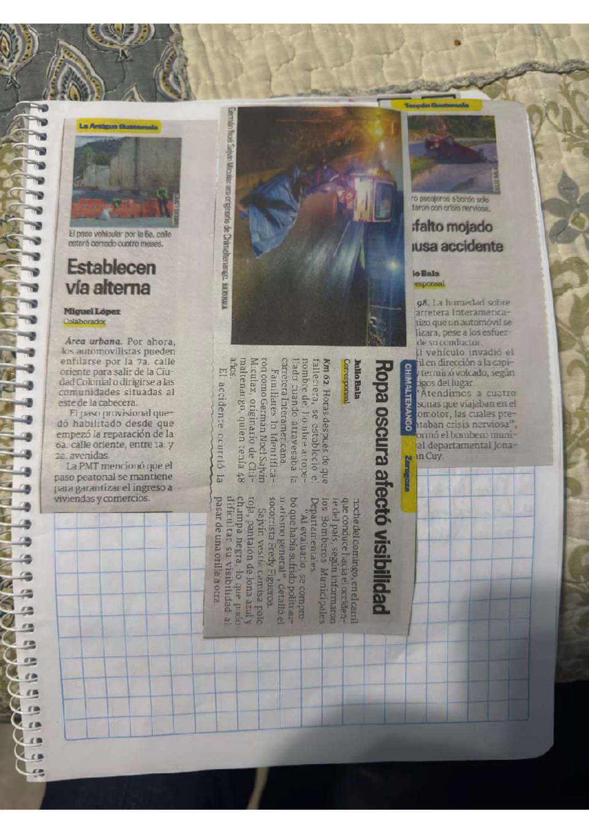 Accidente de Tránsito en Chimaltenango: Informe de Julio Bala - Studocu