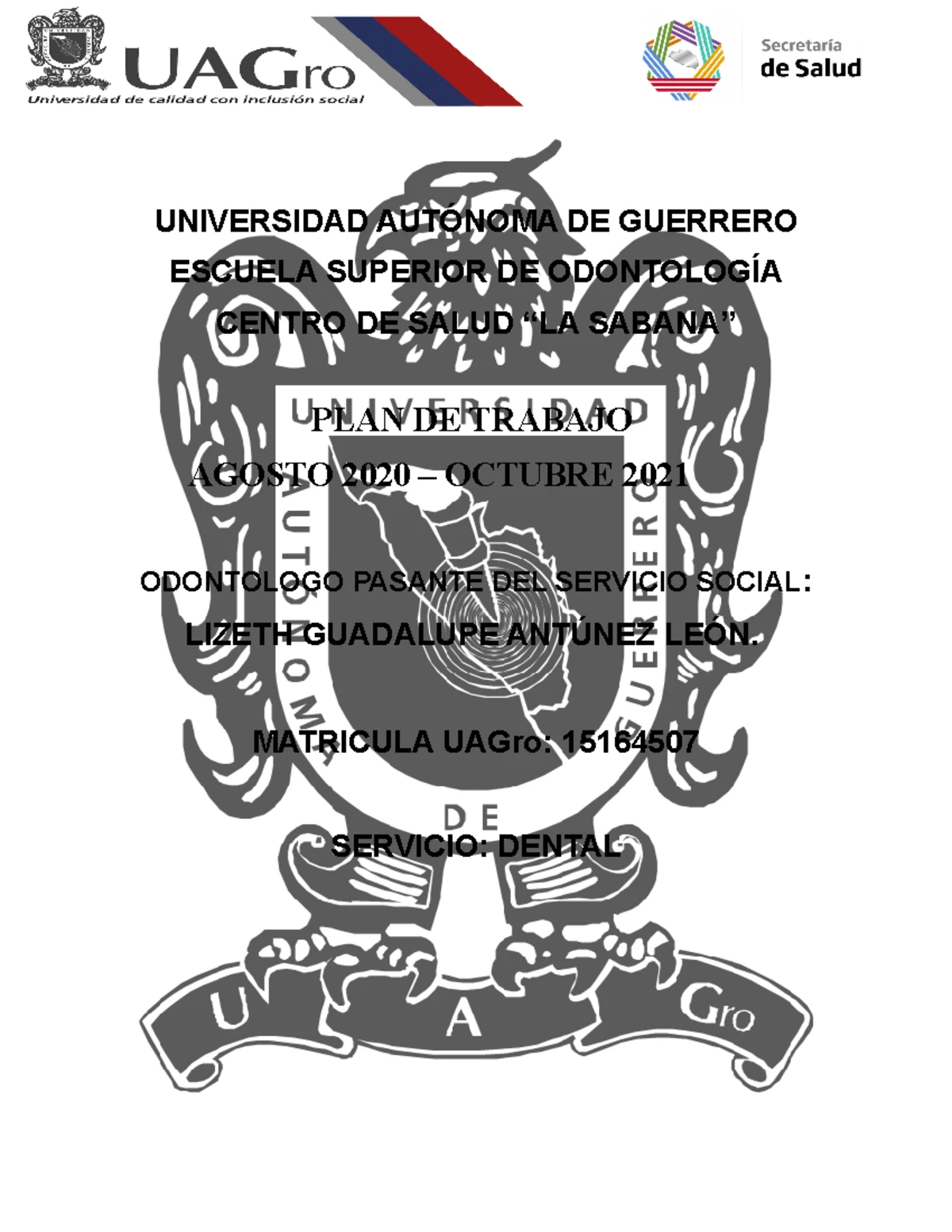 Filosofía ROTH - TECNICA DE ROTH - UNIVERSIDAD HIPOCRATES. ESPECIALIDAD ...