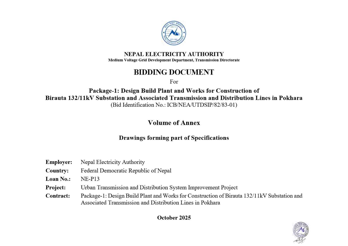 Bidding Document for Birauta Substation Construction (NEA Project ...