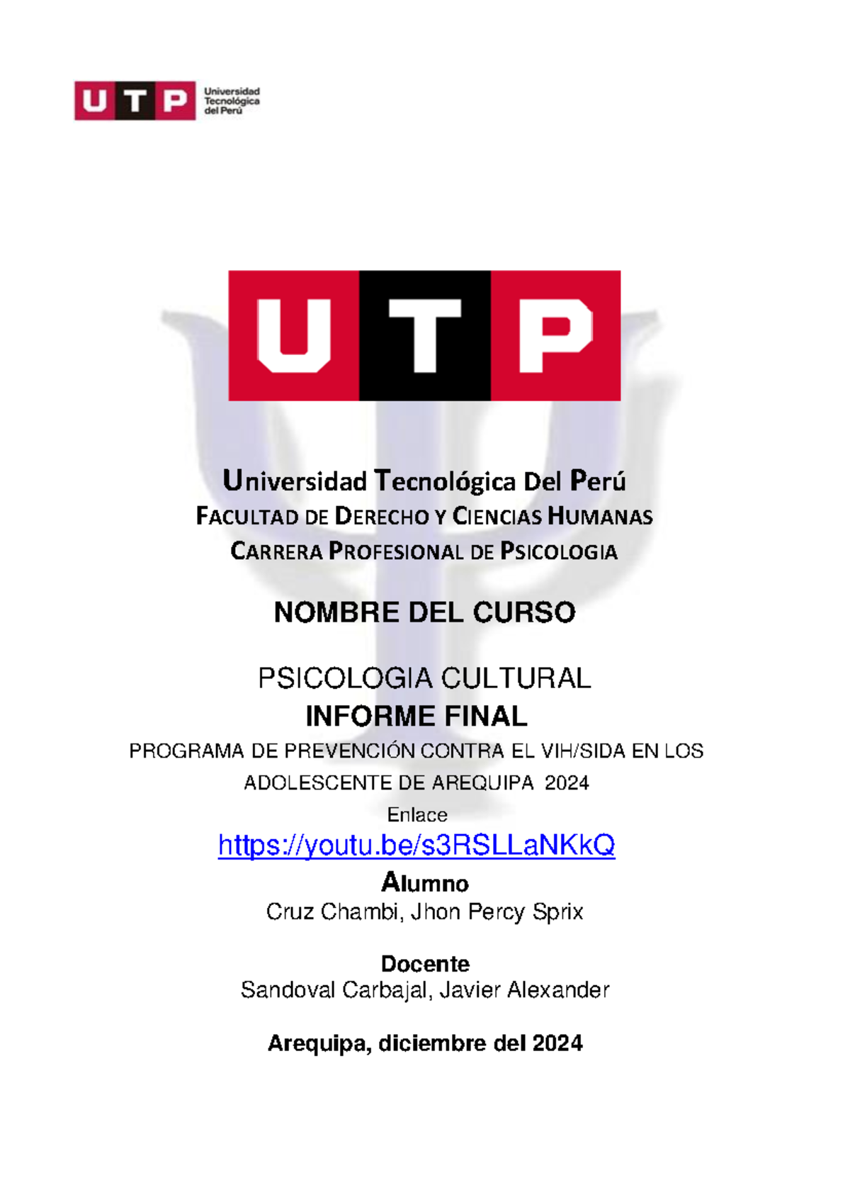 Diagnóstico e Intervención Psicocultural: Prevención VIH en ...