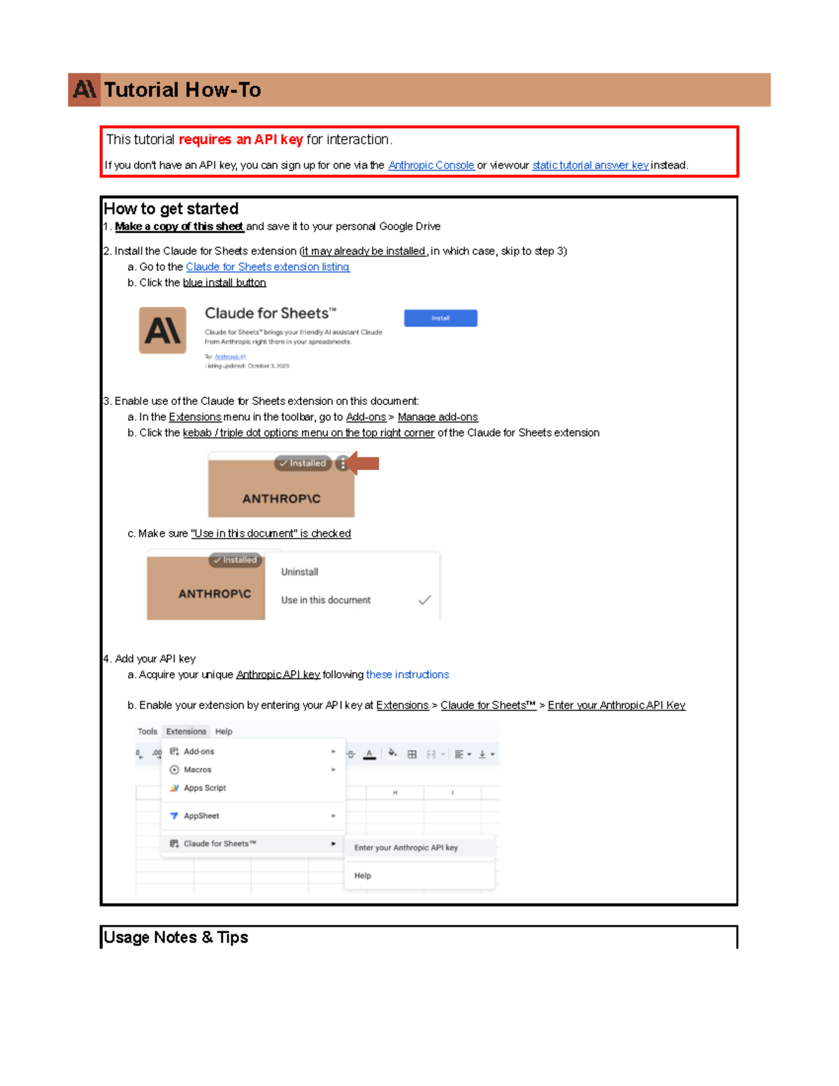 Copy of -Make a Copy- Anthropic's Prompt Engineering Interactive ...