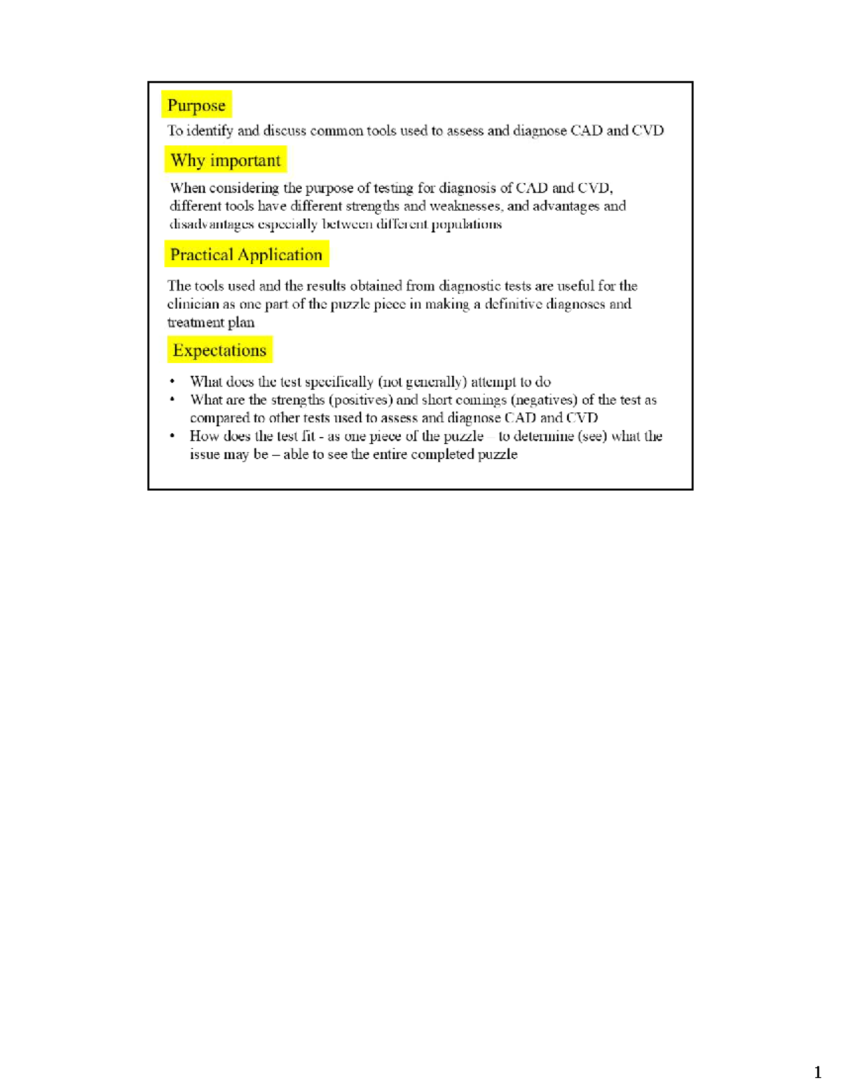 Diagnosis of CAD and CVD: GXT5 Final Exam Review Notes - Studocu