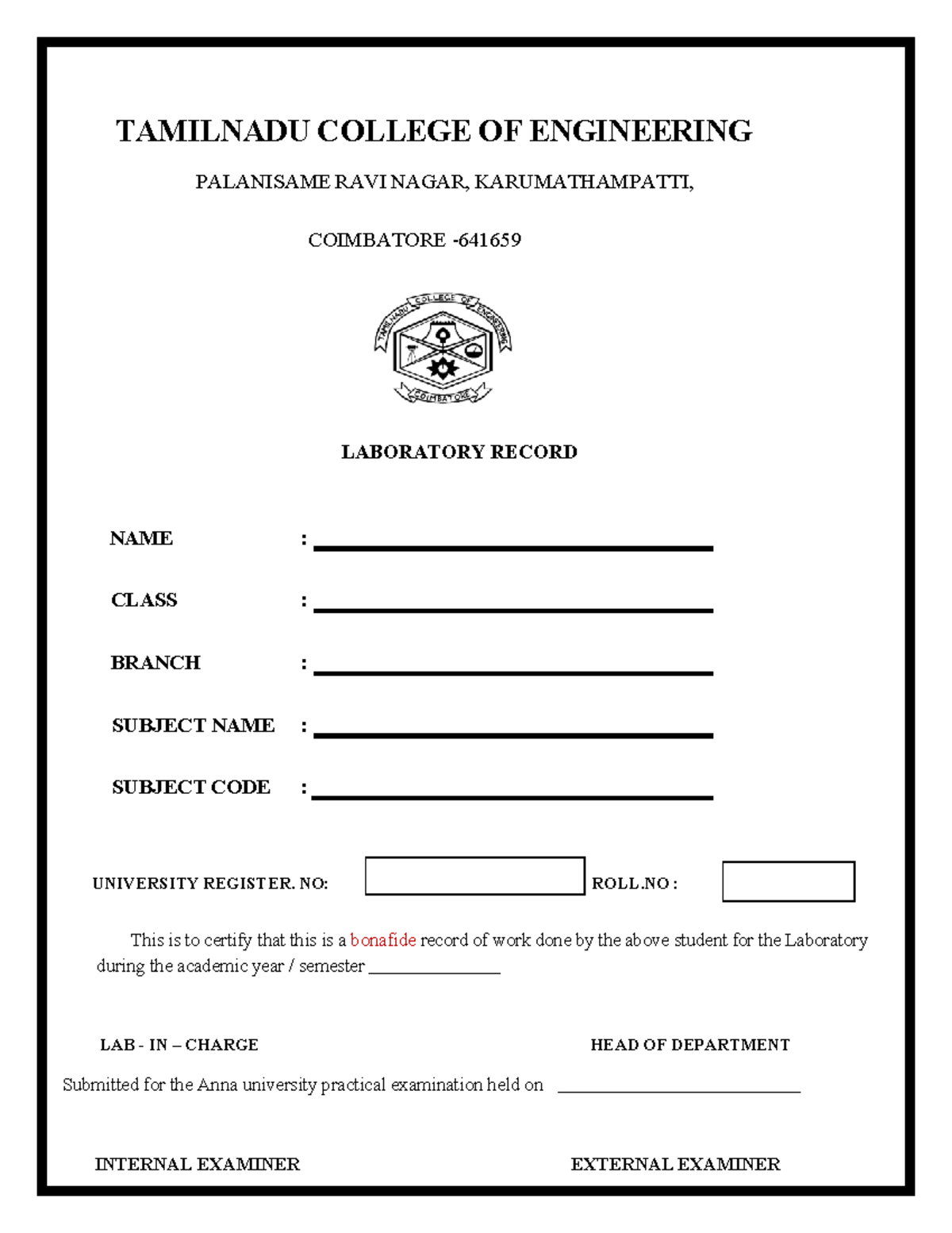 CS3381 Object Oriented Programming Lab Record - Studocu