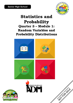 Statistics and Probability Module 1 - Statistics and Probability ...