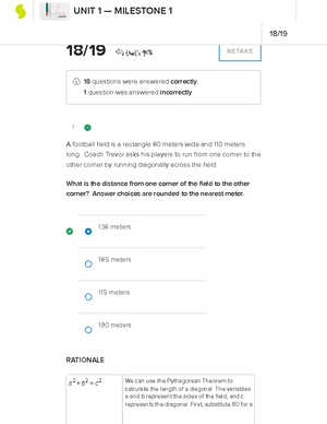 [Solved] The formula for the volume of a cylinder is V equals pi r ...