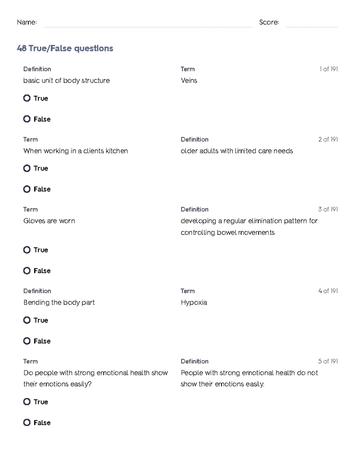 IV-2 Test - Module 1: PSW Foundations Test B Summary & Directions - Studocu