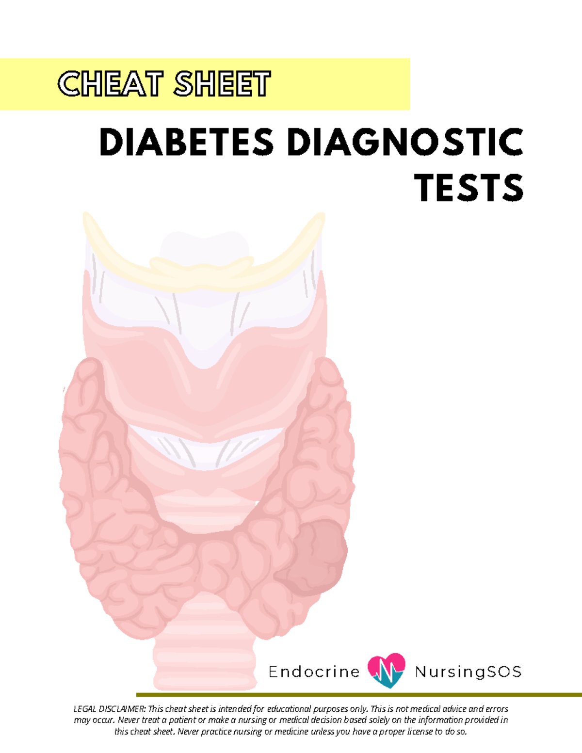 Cheat Sheet - Diabetes Type II Lab Values and Diabetes Diagnostic Tests ...