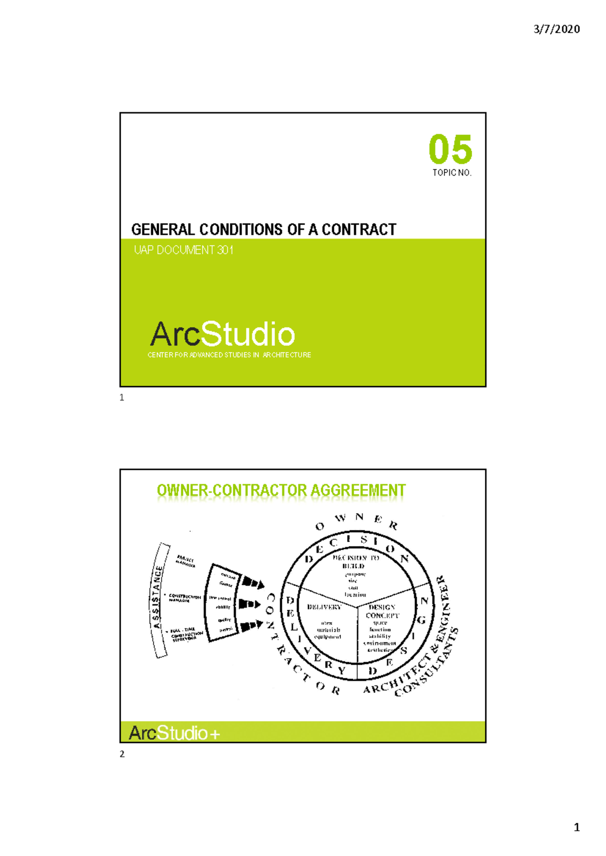 03 UAP Document 301 - Uap doc - 1 ####### GENERAL CONDITIONS OF A ...