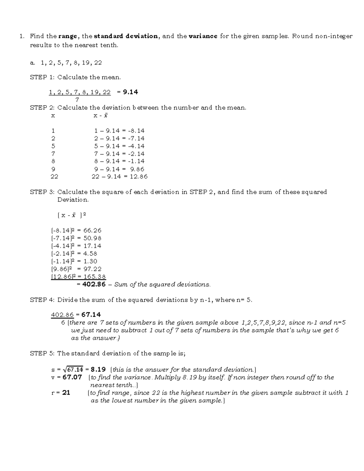 Worksheet IN STAT - Lecture notes and summary on public administration ...