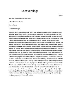 Leesverslag 1 - Het bittere kruid - Leesverslag Nederlandse literatuur ...