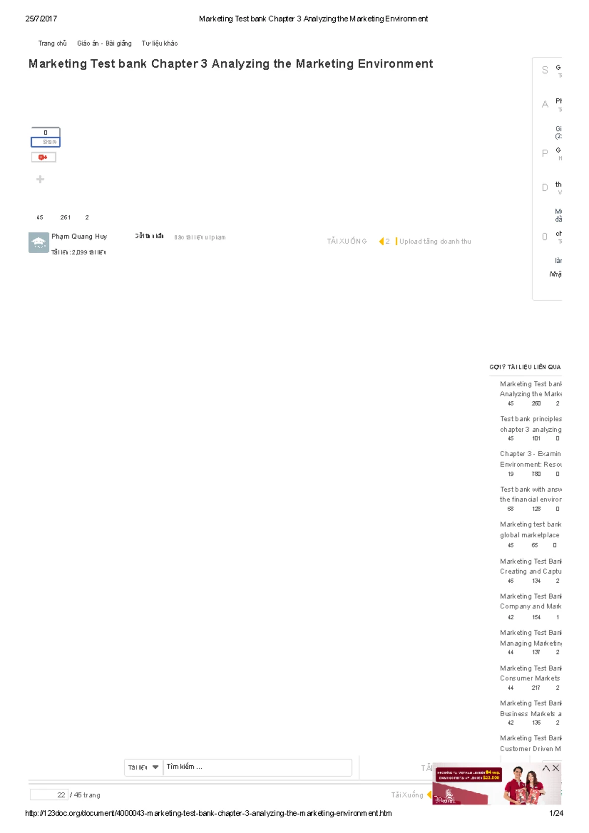 Tiếng Anh 2 Trắc nghiệm Marketing 100 câu - Multiple-choice Test Which ...