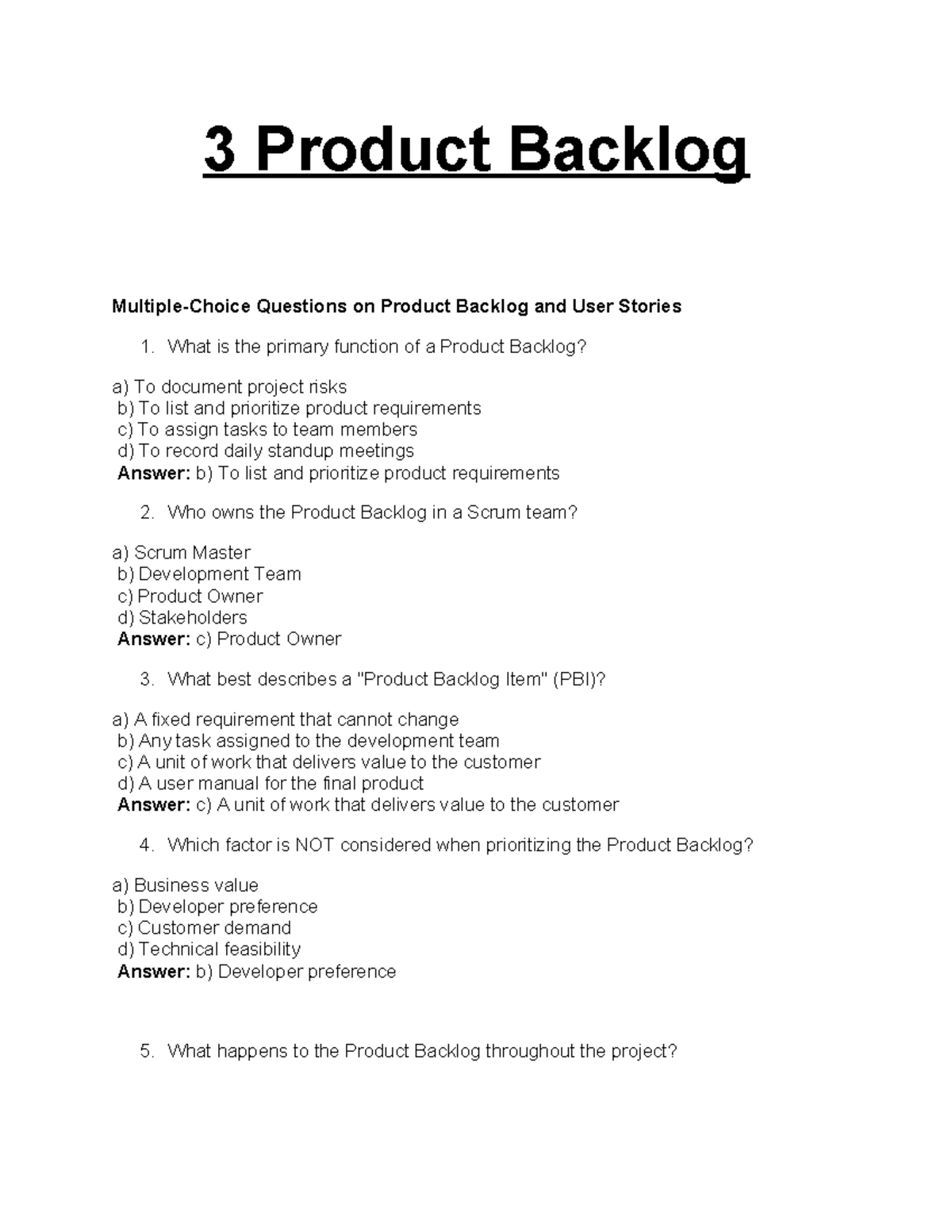 3 Product Backlog Questions & Answers on User Stories and Agile ...