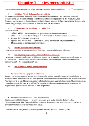 Mercantilisme - histoire économiques - Mercantilisme Les principes ...