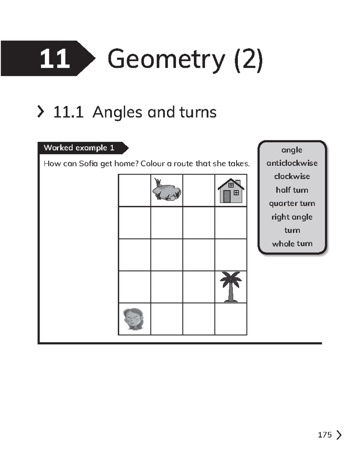 Toán Lớp 1A - Unit 11 - Geometry: Angles and Turns Worksheet - Studocu