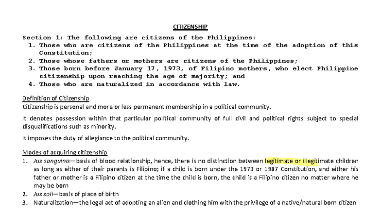 CIT 101: Understanding Philippine Citizenship and Naturalization Laws ...