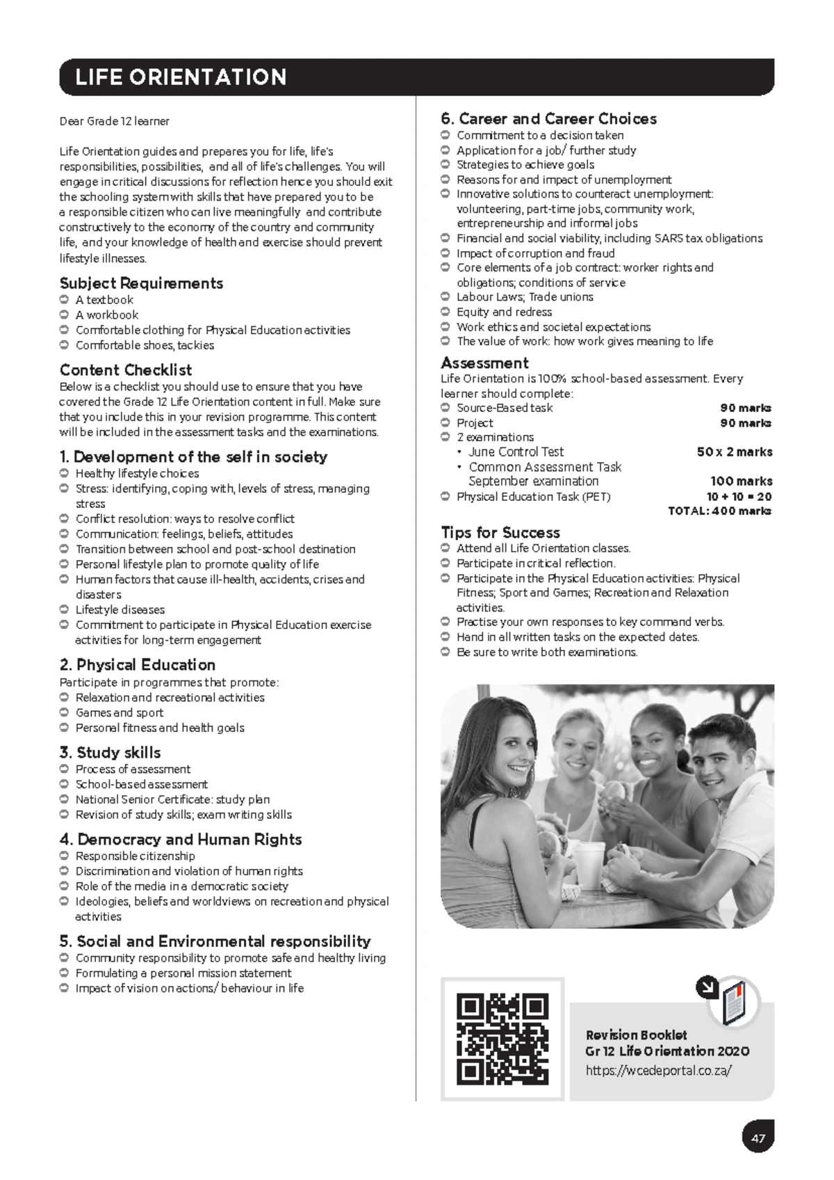 Grade 12 LO Term 2: Democracy, Rights, and Societal Responsibilities ...