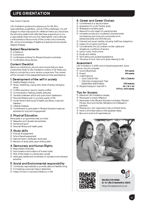 Life Orientation- Grade 7 Lesson Plans Term 2 - SUBJECT: LIFE ...