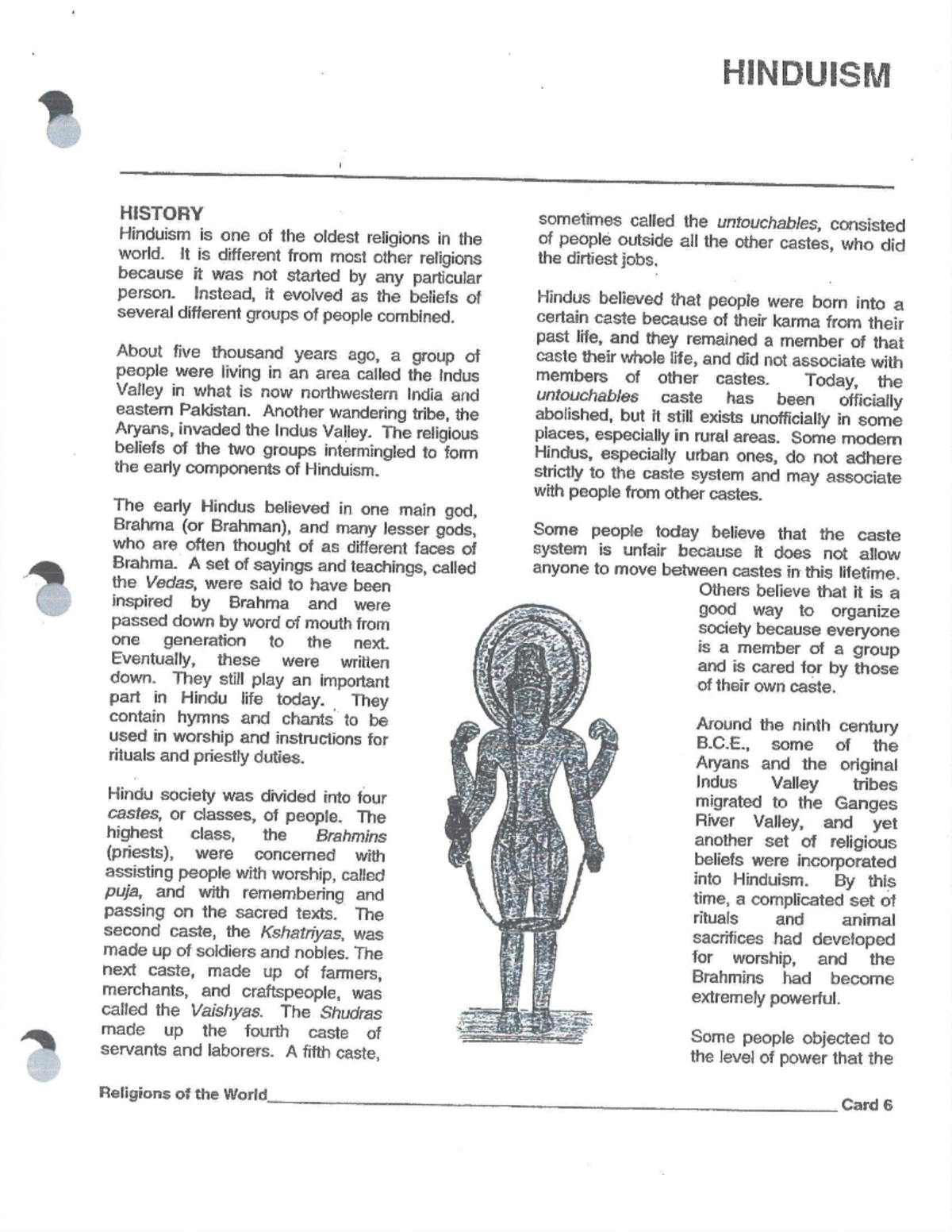 Final Exam Study Guide: Hinduism History and Beliefs - Studocu