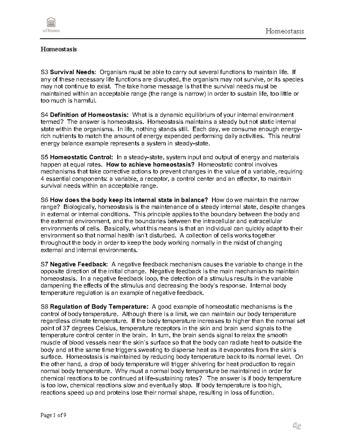 Understanding Homeostasis: Mechanisms and Physiological Balance ...
