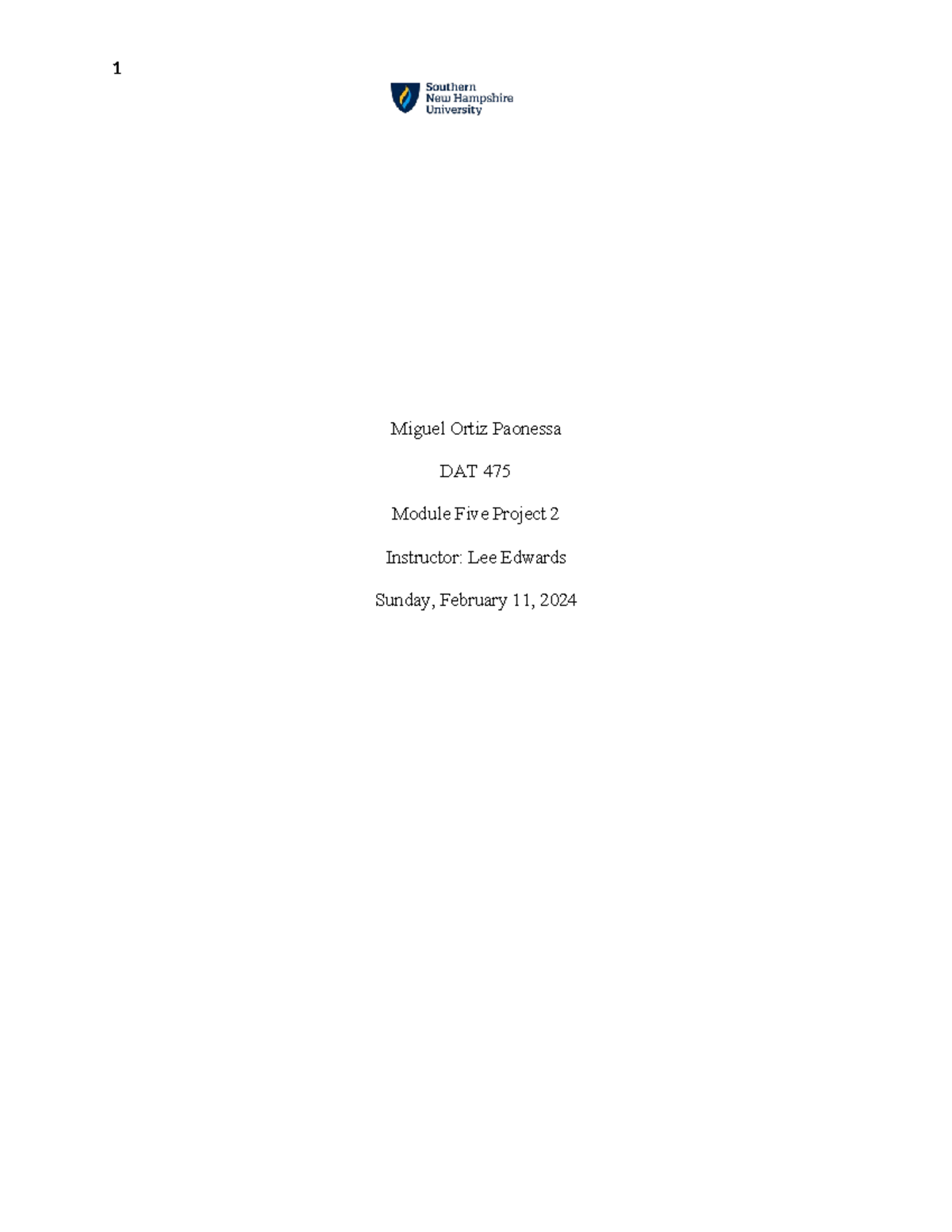 DAT 475 Module Five Project 2: One-Way ANOVA Analysis of Defects - Studocu