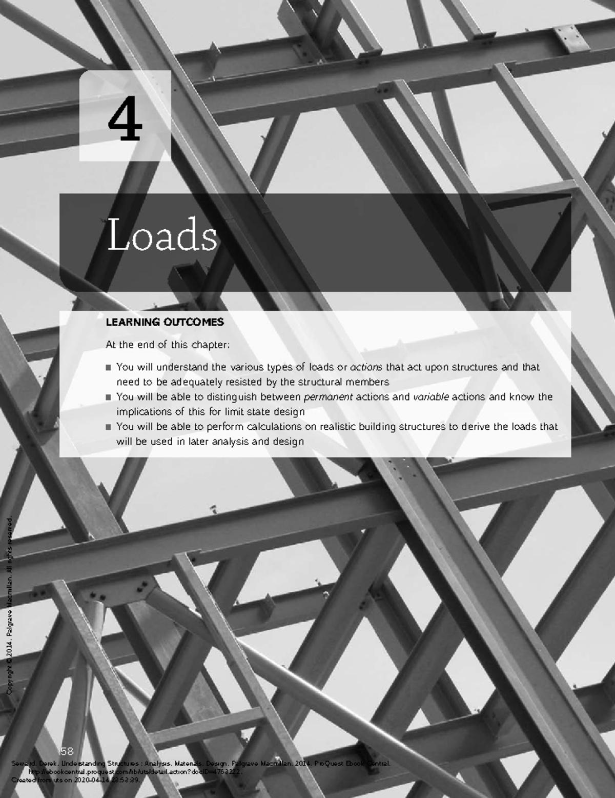 Understanding Structures: Analysis of Loads (Chapter 4) - Studocu