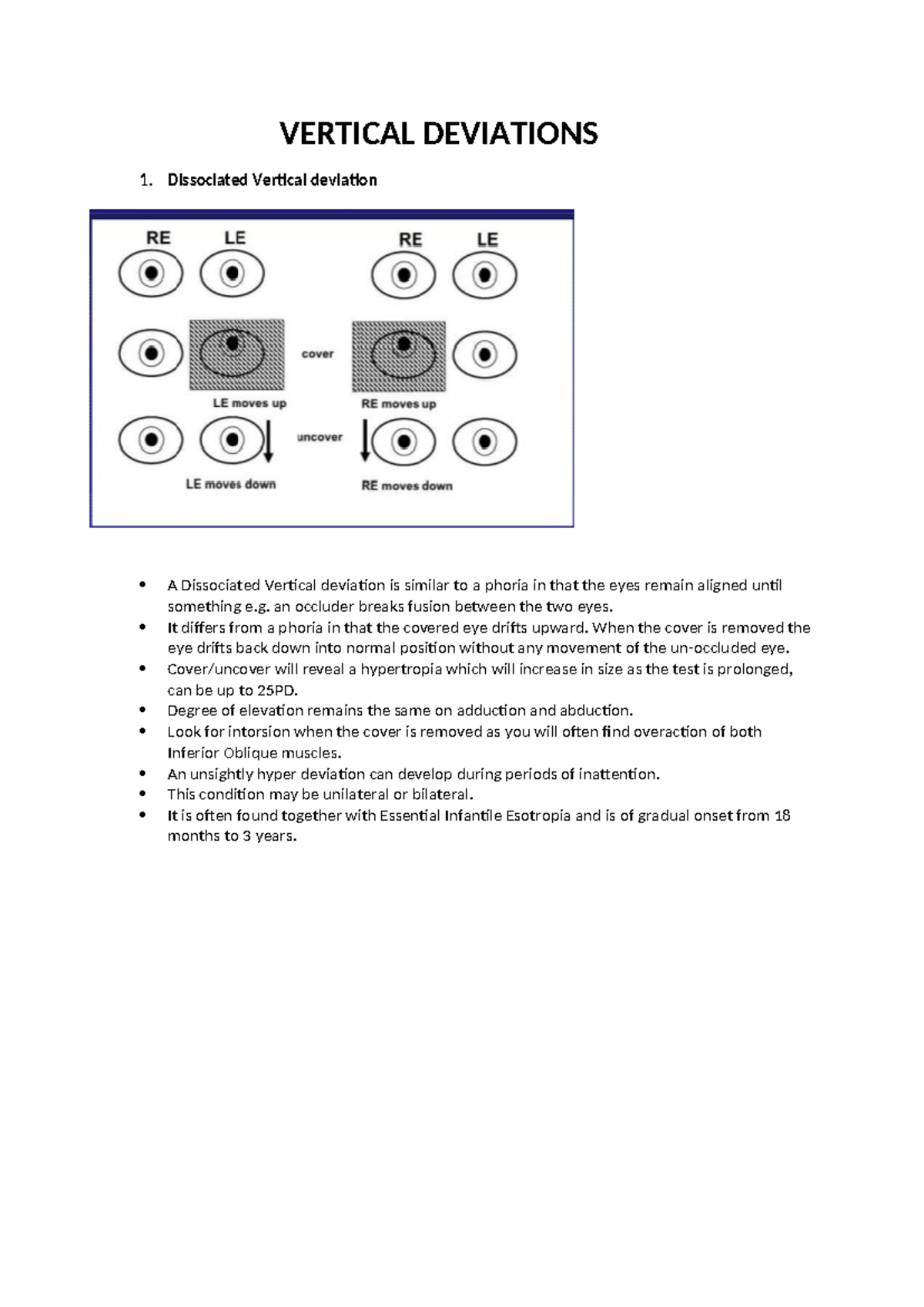 Vertical Deviations: Understanding Dissociated Vertical Deviation ...