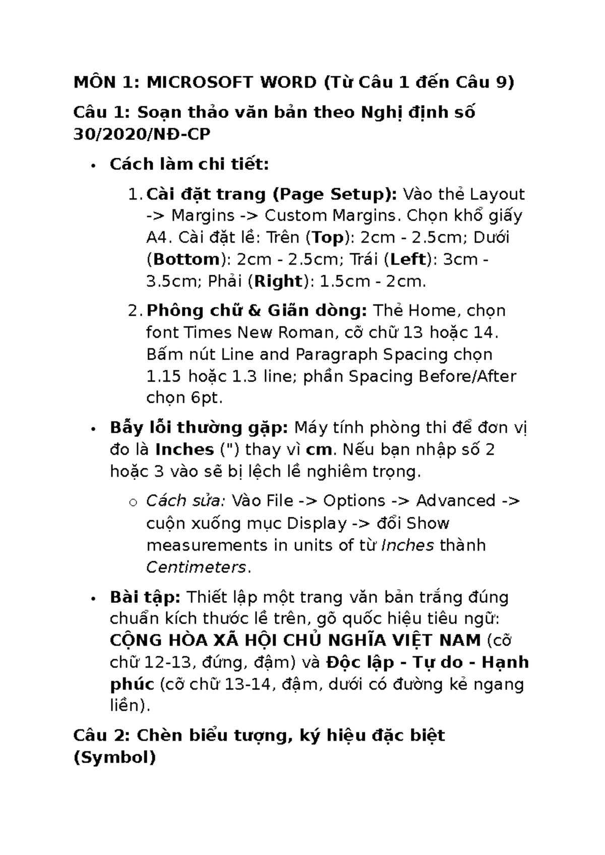 Thực Hành Tin Học Cơ Bản: MÔN 1-3 Microsoft Word, Excel, PowerPoint ...