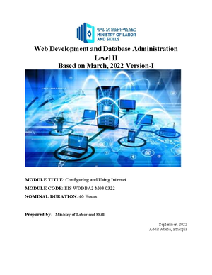 M07-Recording Client Support Requirements - Web Development and Database Administration Level II ...