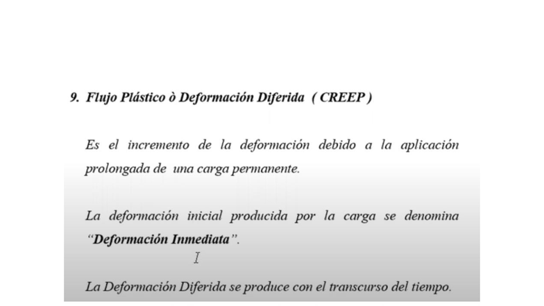 9. Flujo Plástico y Deformación Diferida (CREEP) en Acero - Studocu