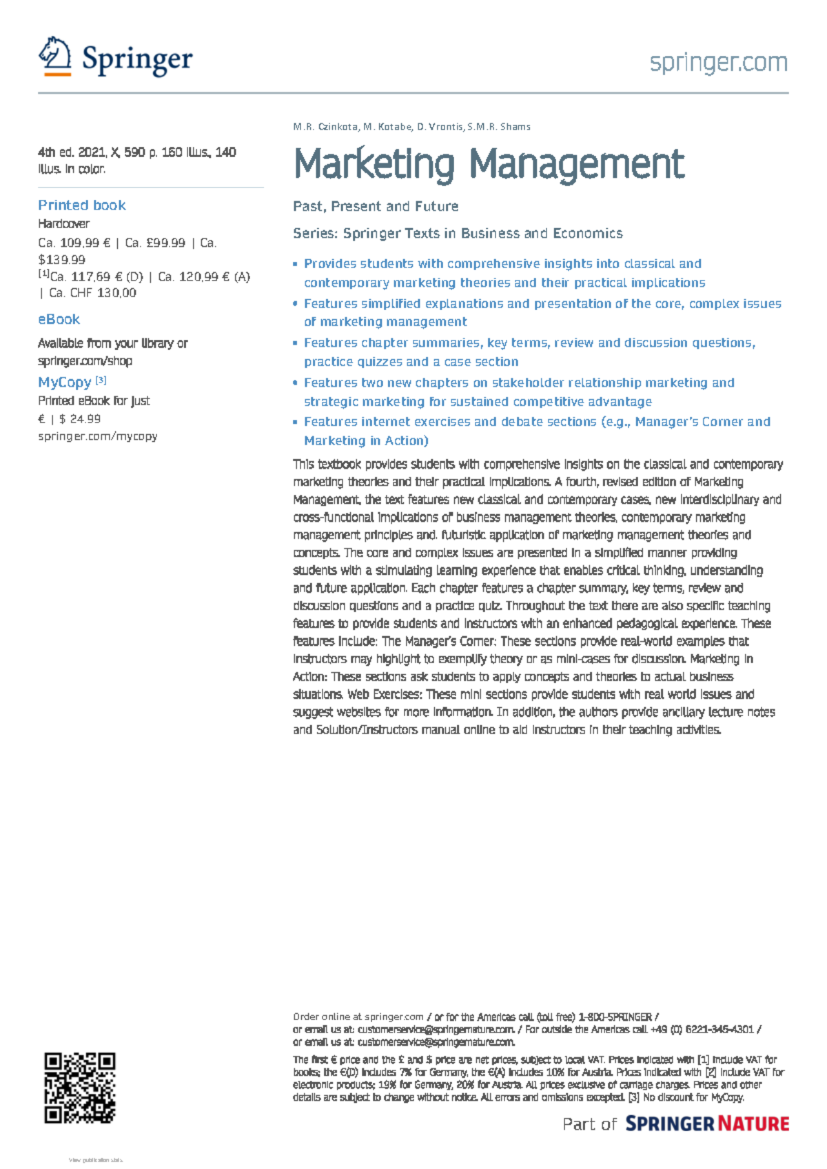 MM Product Flyer 9783030669157 - springer 4th ed. 2021, X, 590 p. 160 ...