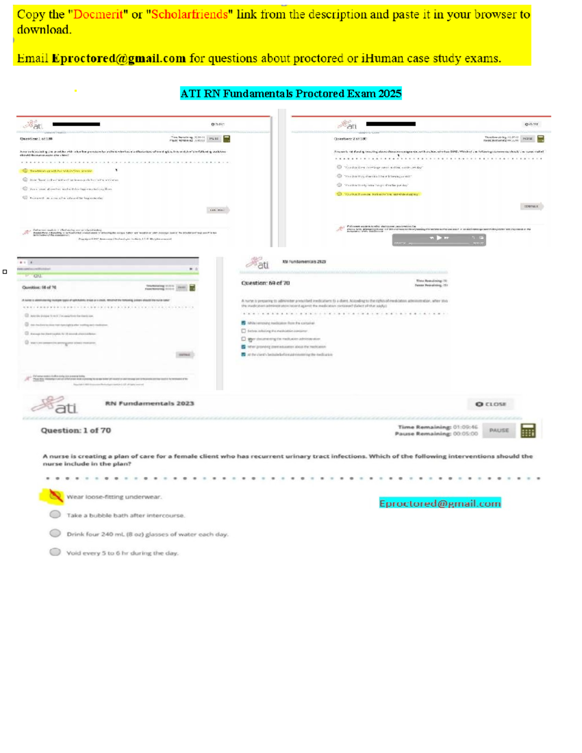 ATI RN Fundamentals Proctored Final Exam Study Guide 2025 with NGN ...