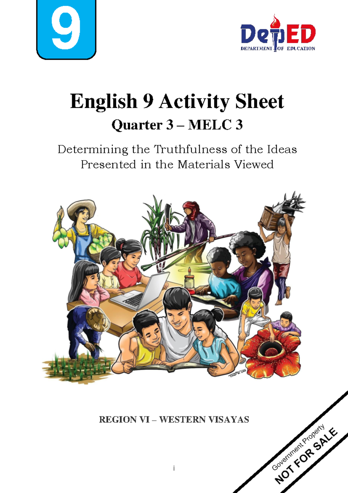 English 9 Activity Sheet Q3: Analyzing Truthfulness in Viewed Materials ...