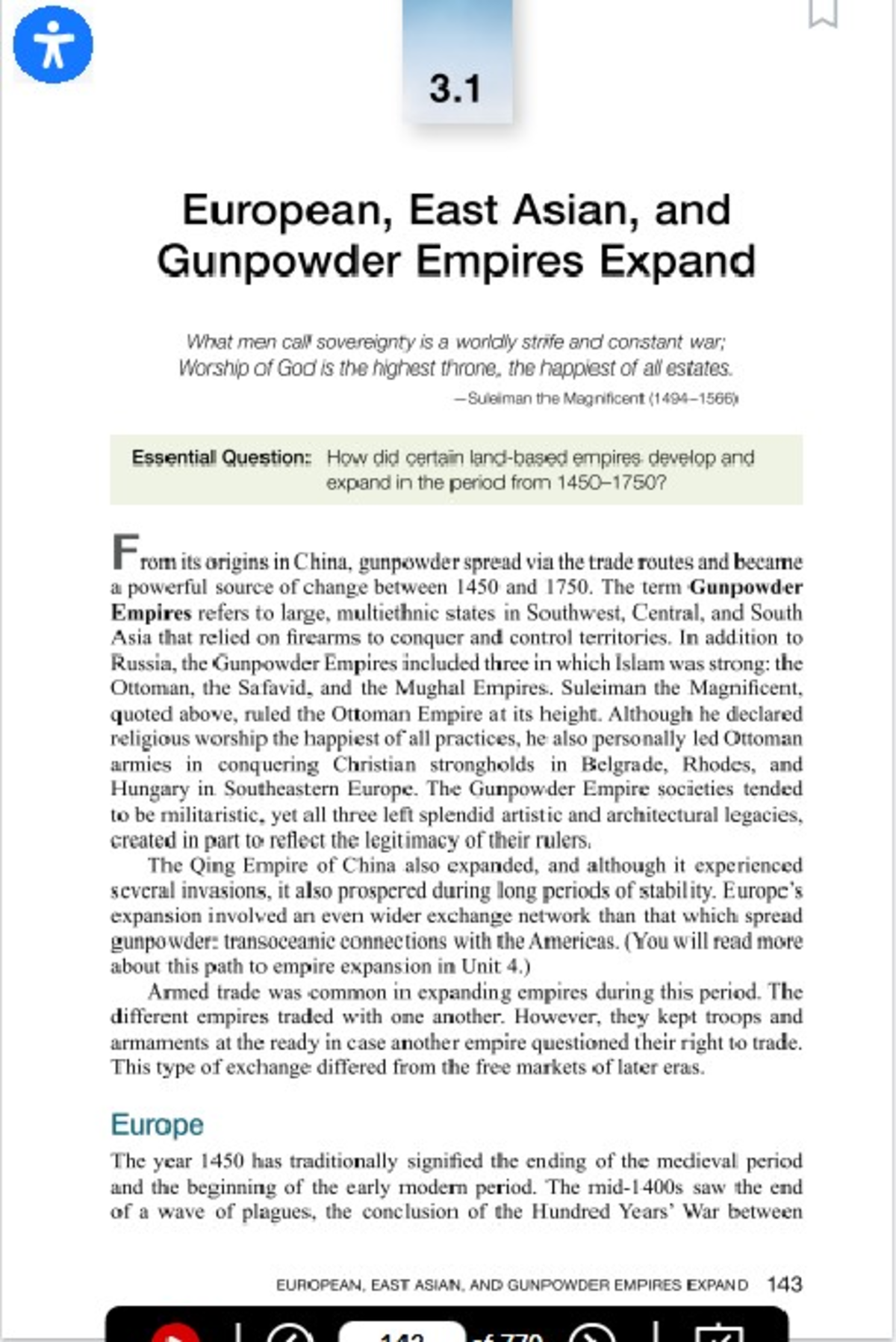 AP 3.1 European, East Asian, and Gunpowder Empires Expansion Overview ...