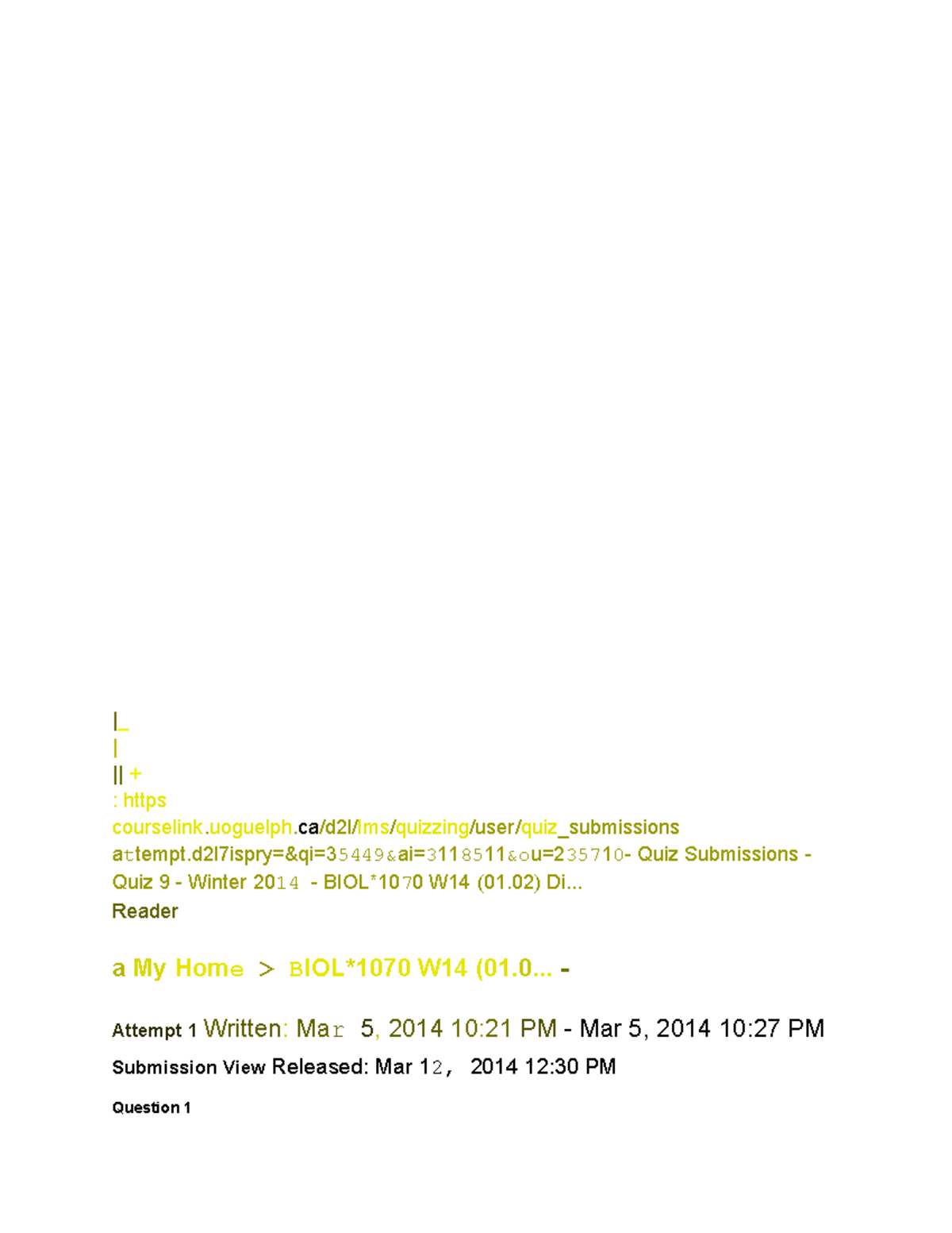 Quiz 9-1 - notes - |_ | || + : https courselink.uoguelph/d2l/Ims ...