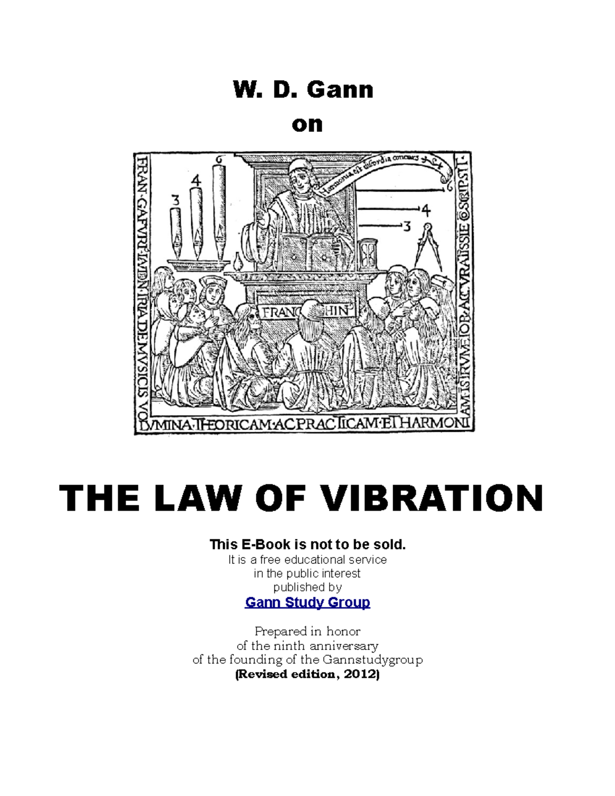 W. D. Gann's Insights on The Law of Vibration (Revised Edition) - Studocu