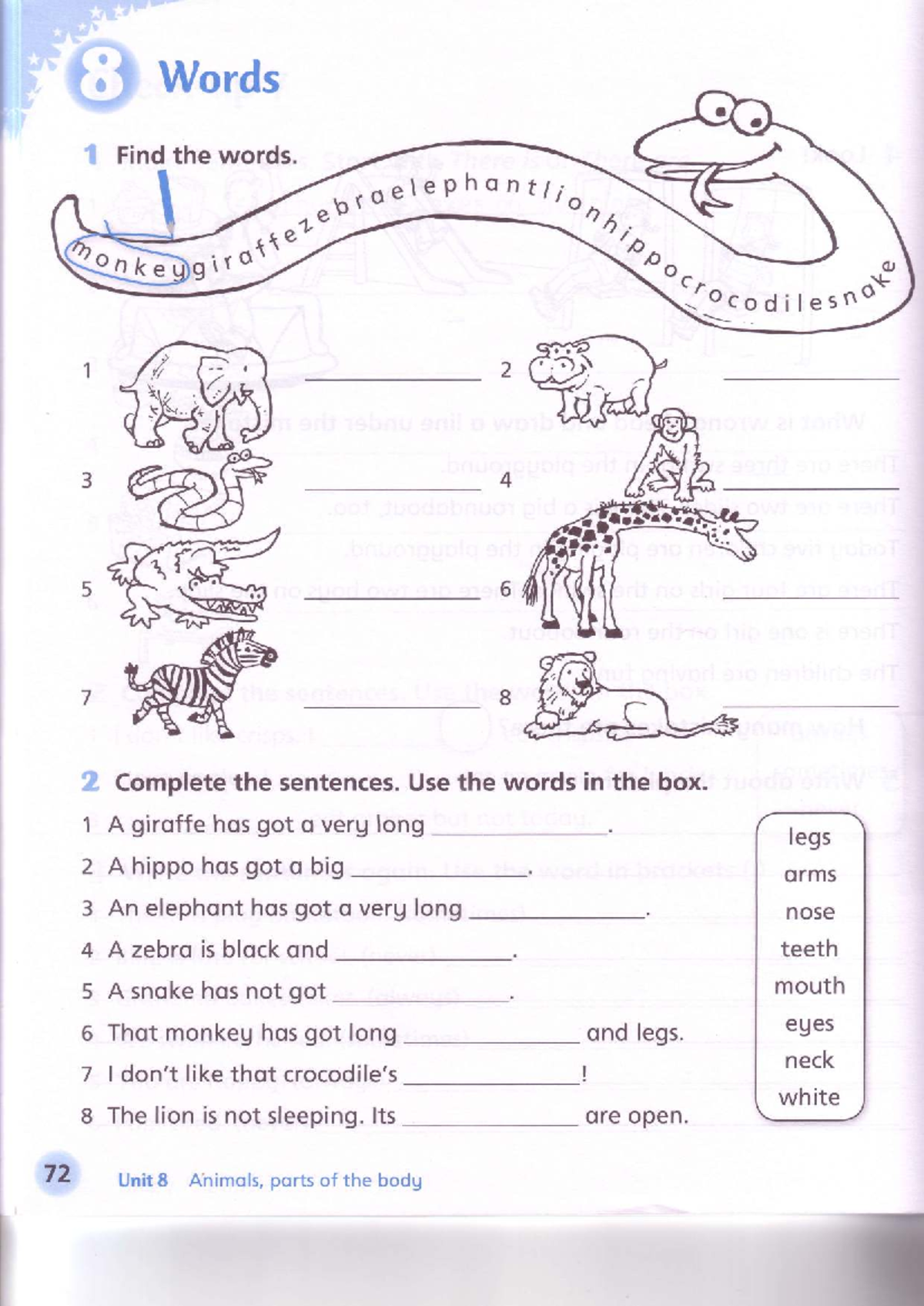 Kem Long B14 - Unit 8 Animals and Simple Past Practice - Studocu