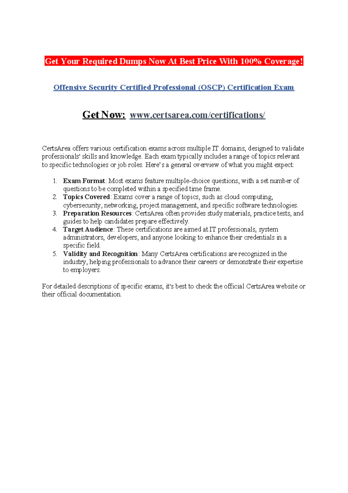 Offensive Security Certified Professional (OSCP) Certification Exam ...