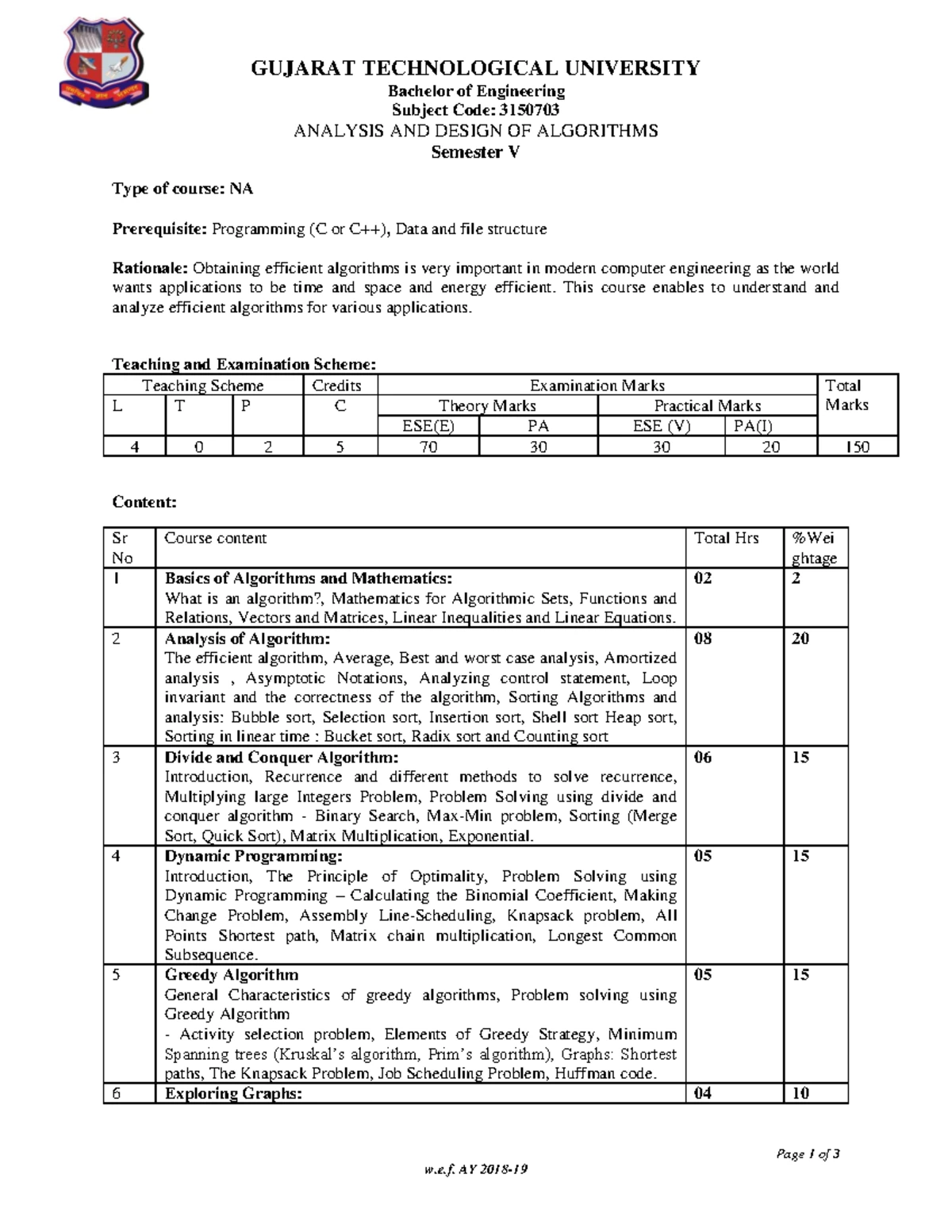 ADA Practicals - ADA Practical All Solution - Practical 1: Implementation and Time Analysis of ...