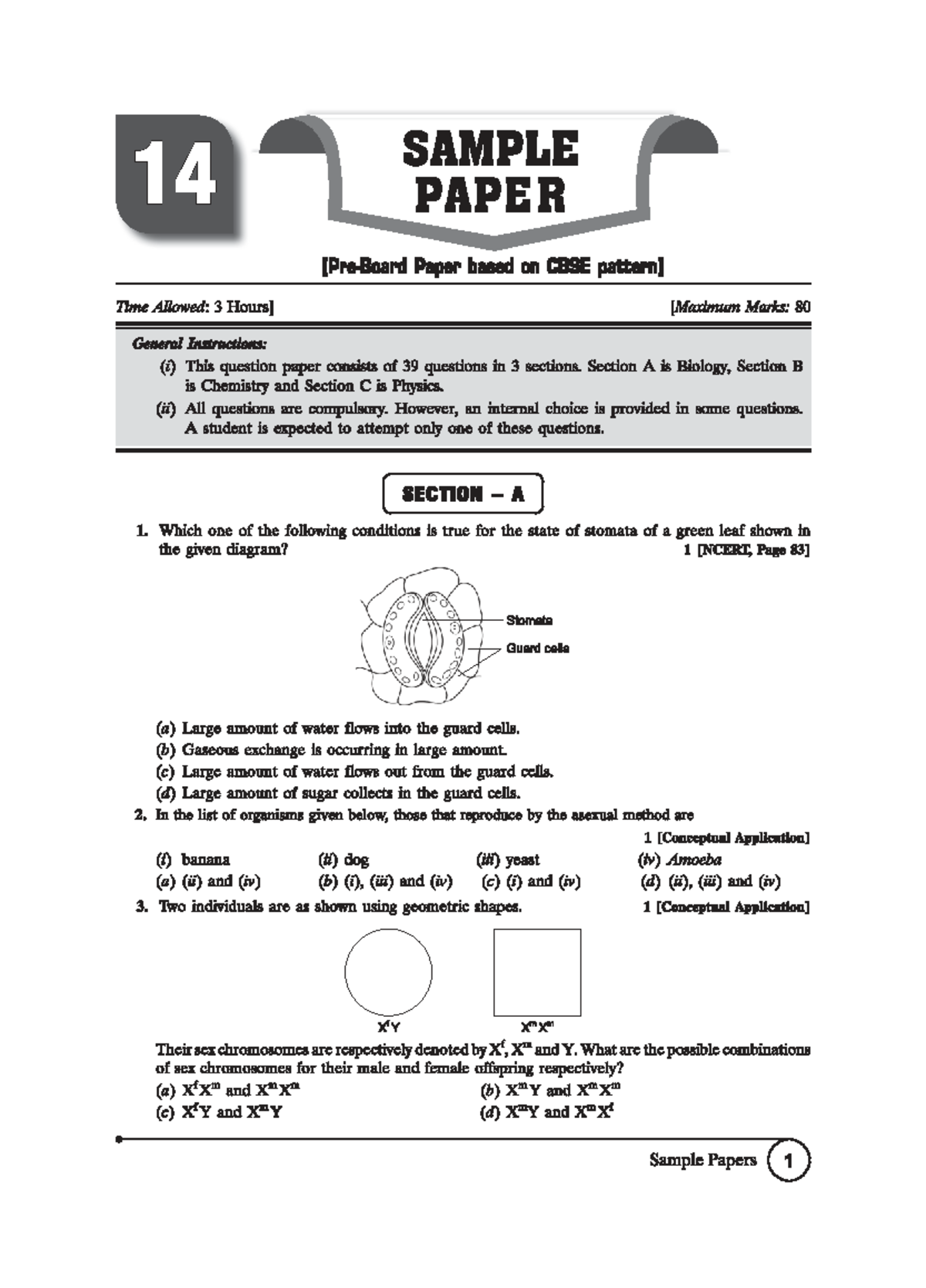 CBSE Class 10 EAD Science Pre-Board Paper 14 - 2026 Edition - Studocu