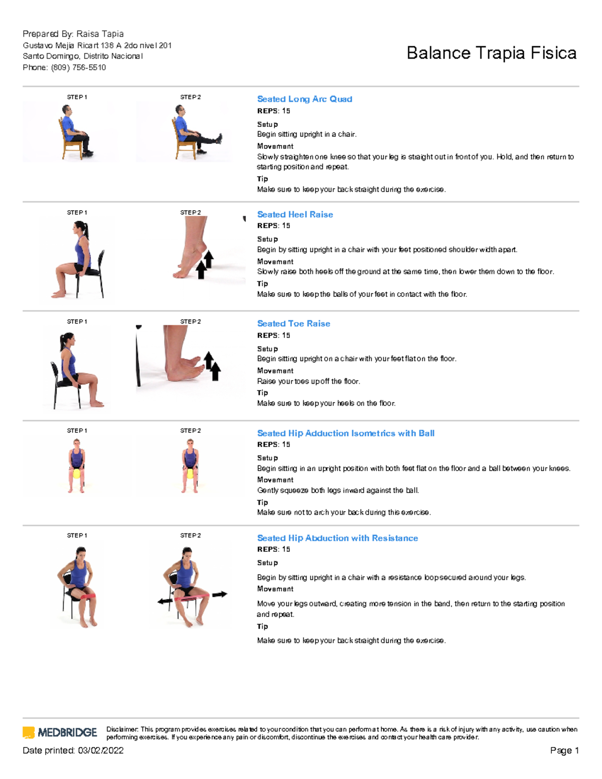 Home Exercise Program for Physical Therapy: Safe At-Home Movements ...