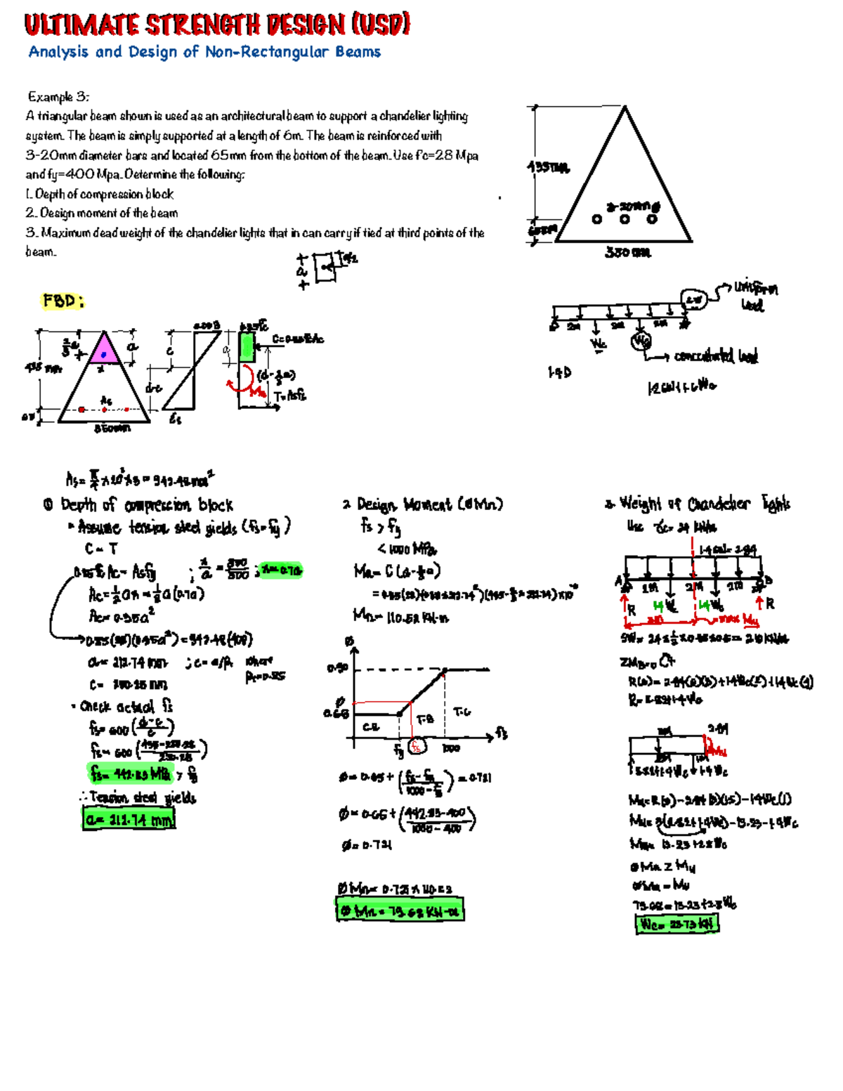 RCD Lecture 15 Non-Rectangular Beam Design: USD Analysis Part 3 - Studocu