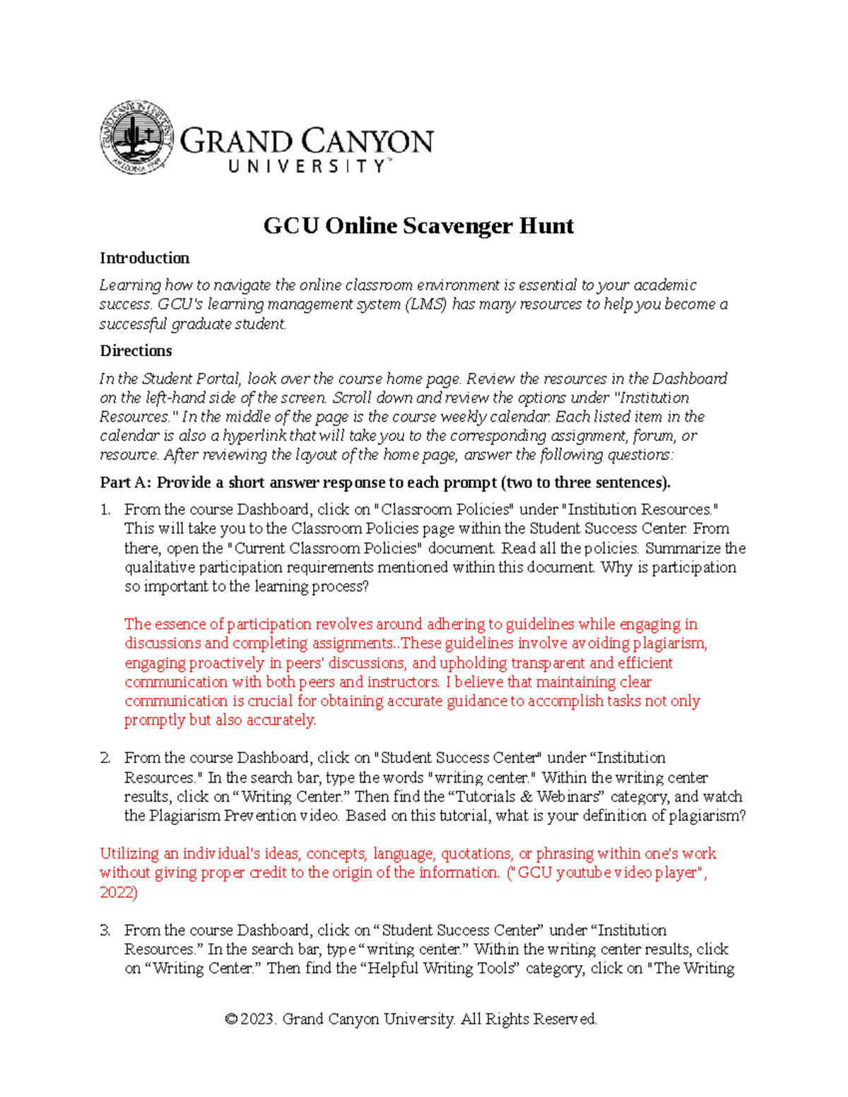 EDU-525-RS-T1-Online Scavenger Hunt Assignment Overview and ...