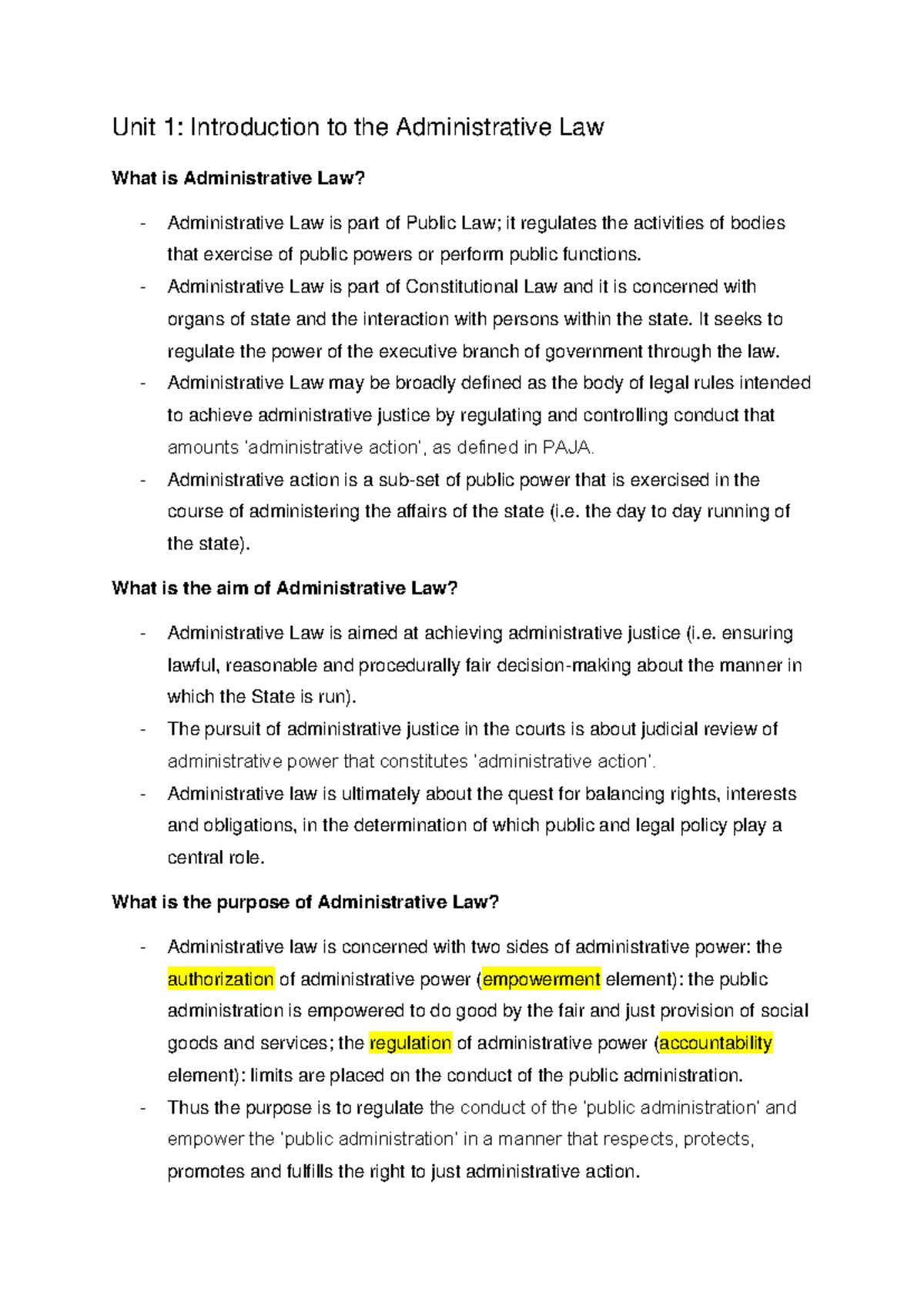 Summary of all unit 1 PBL work including textbook and lecturer ...