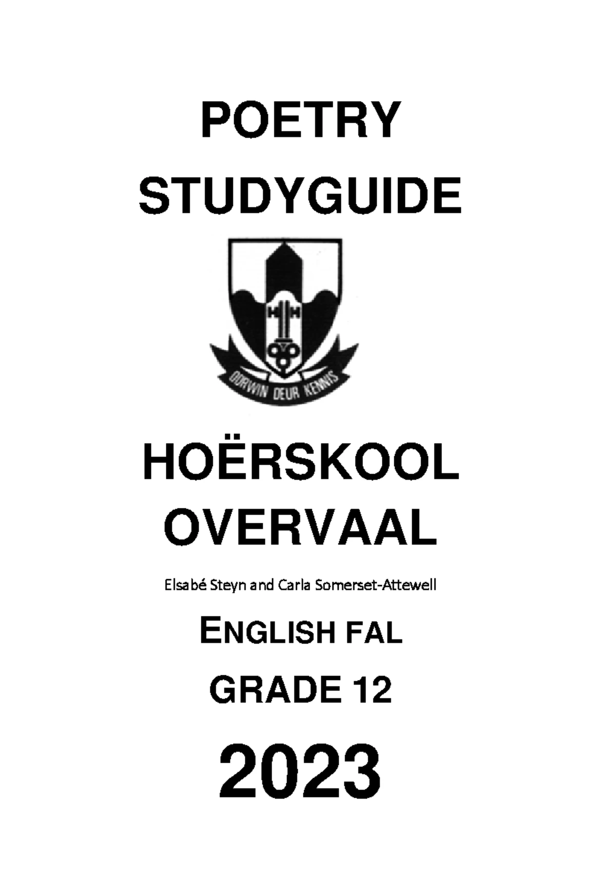 WTS 12 Functions & Inverses Study Notes for Grade 12 Mathematics - Studocu