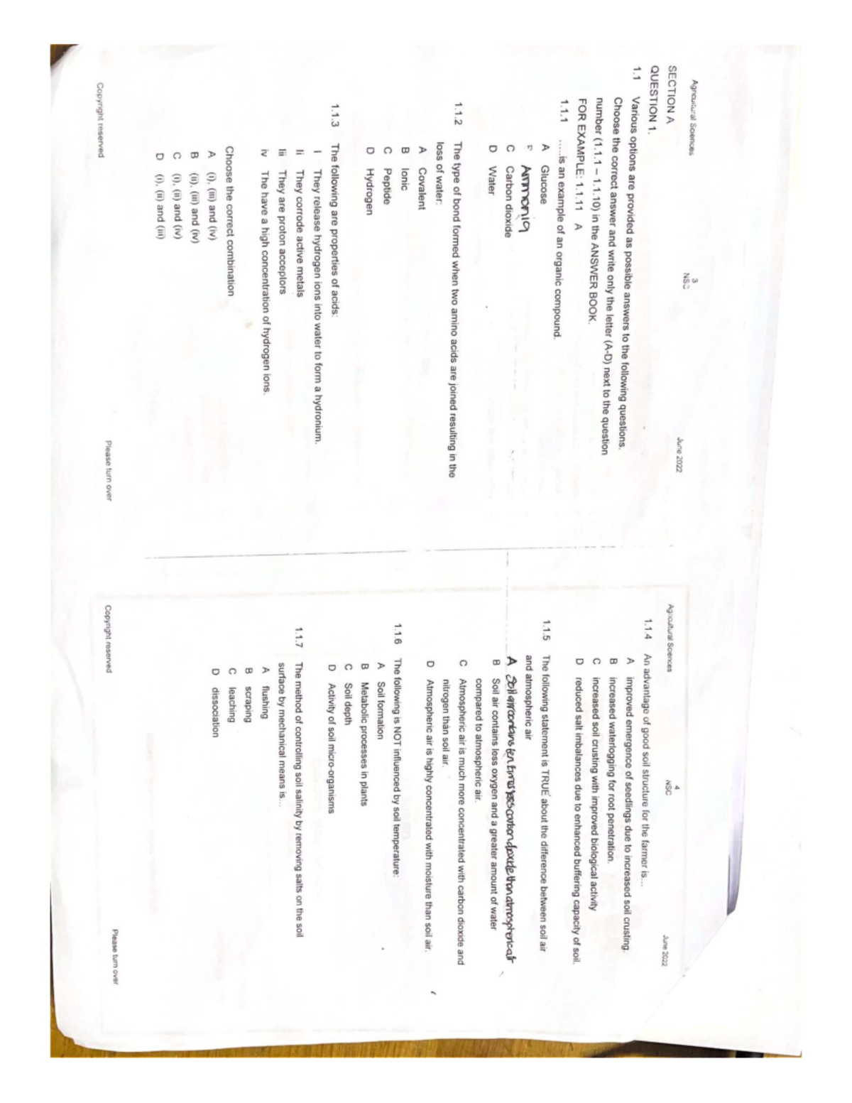 Agricultural Sciences NSC June 2022 Exam Questions and Answers - Studocu
